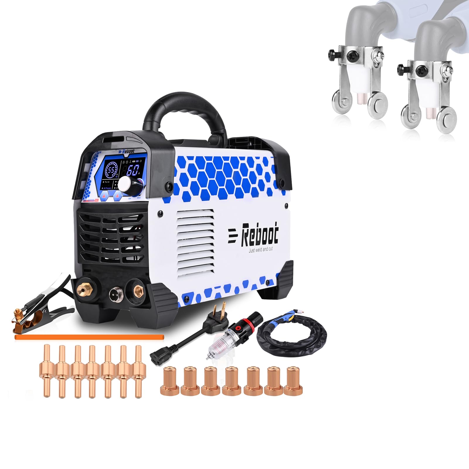 Plasma Cutter 60Amps Dual Voltage 120/240V Plasma Cutting Machine ...