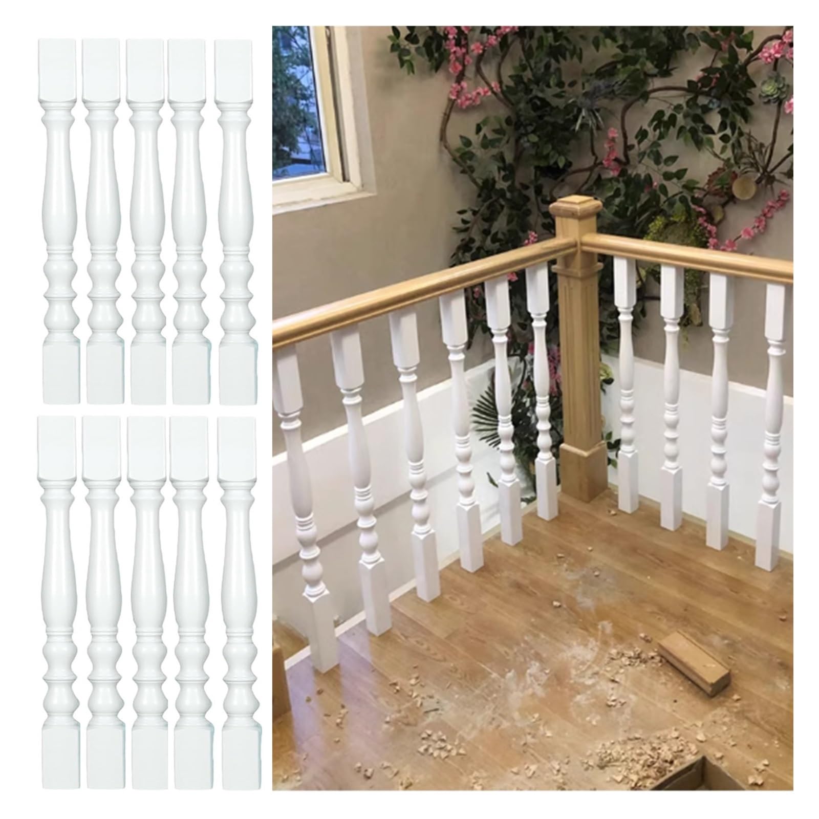 Large Wood Balusters