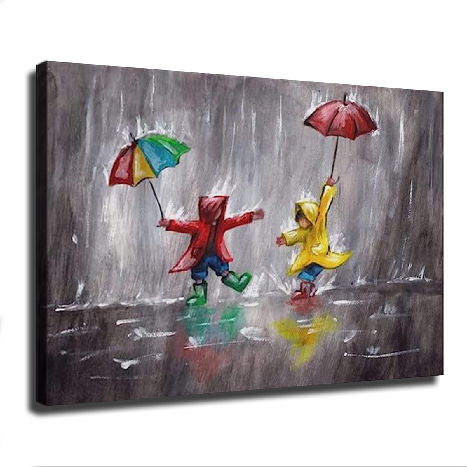 Dancing In The Rain Oil Painting