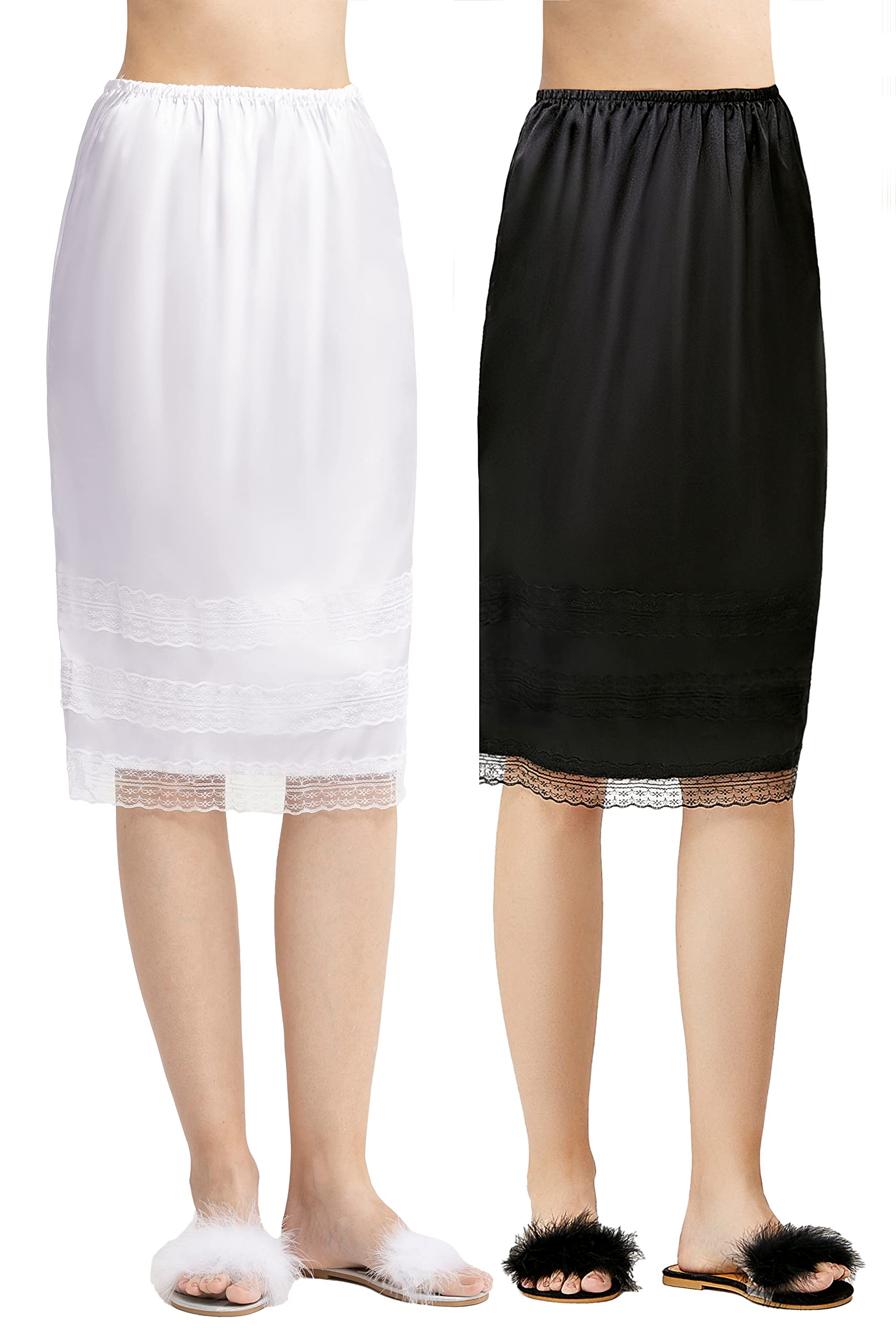 Women's Half Slip Underskirt Subtueay Womens Half Slips For Under ...