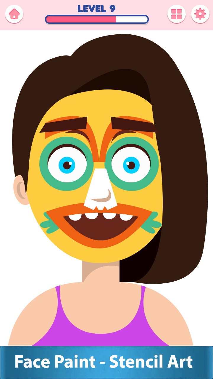 Face Spray Paint - Tattoo Stencil Art & Design - App on Amazon Appstore