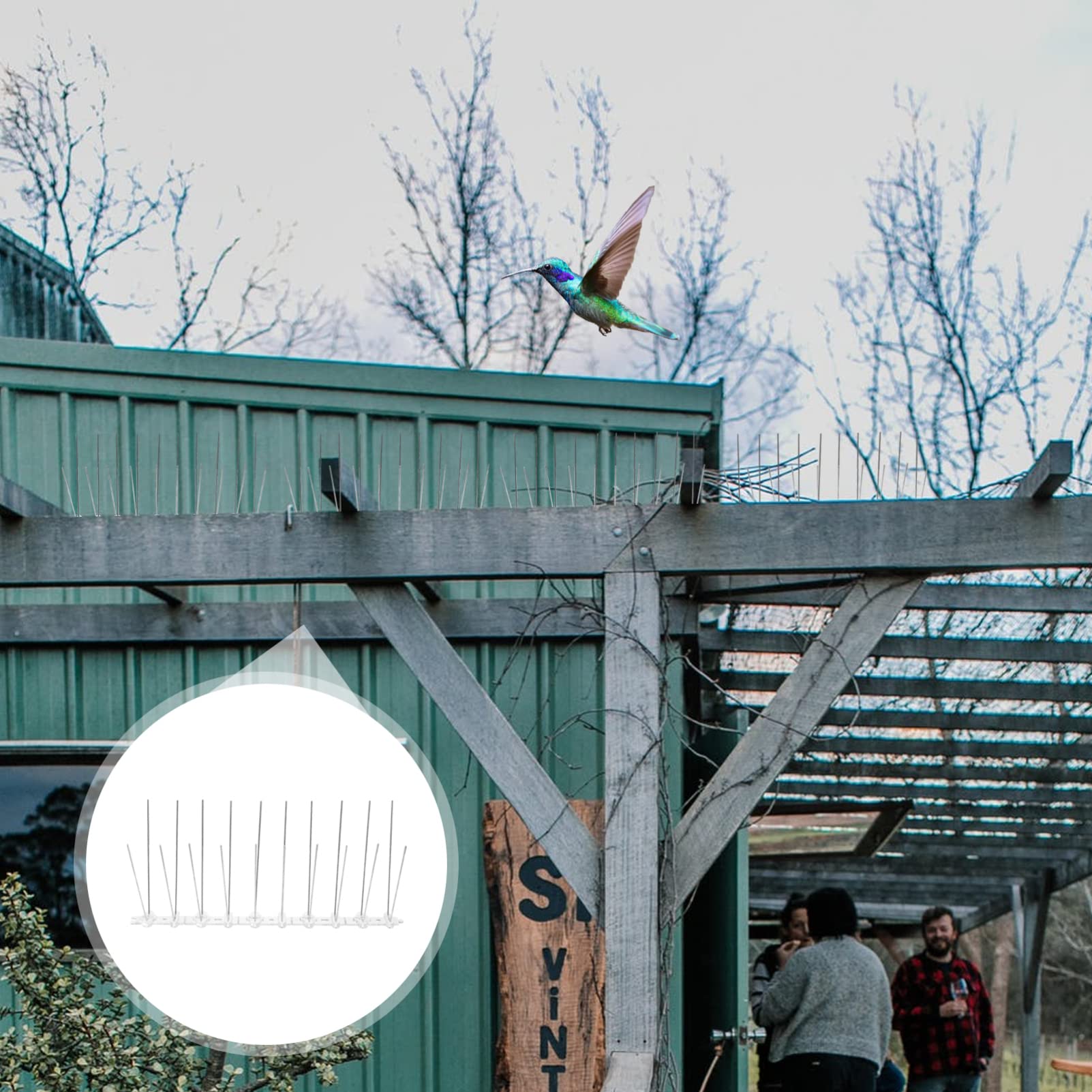 Buy Cabilock STAINLESS STEEL BIRD SPIKES - Drive Away Bird Spikes ...