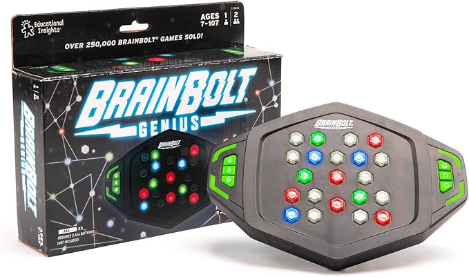 Amazon.com: Educational Insights BrainBolt Genius Handheld Electronic ...