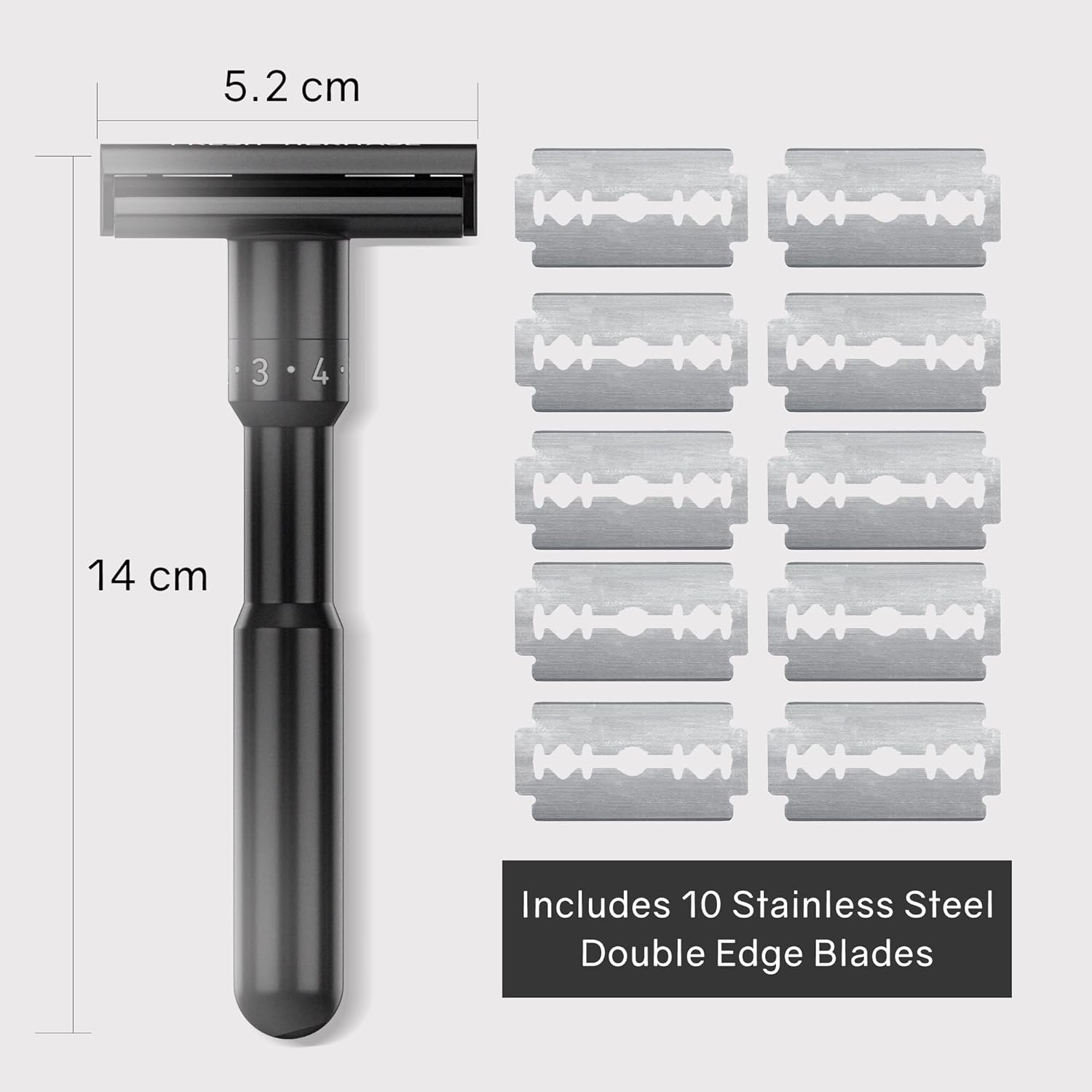 Safety Razor, Double Edge Razor - Adjustable Double Edge Safety Razor ...