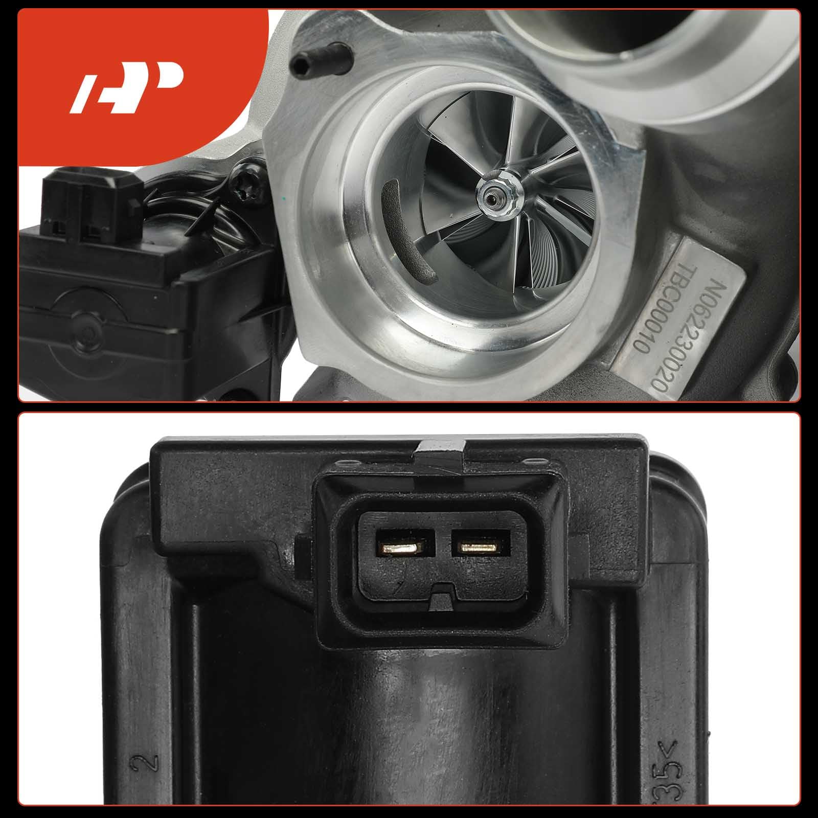 A-Premium B03, N55 Complete Turbocharger Turbo Kit Compatible with BMW ...