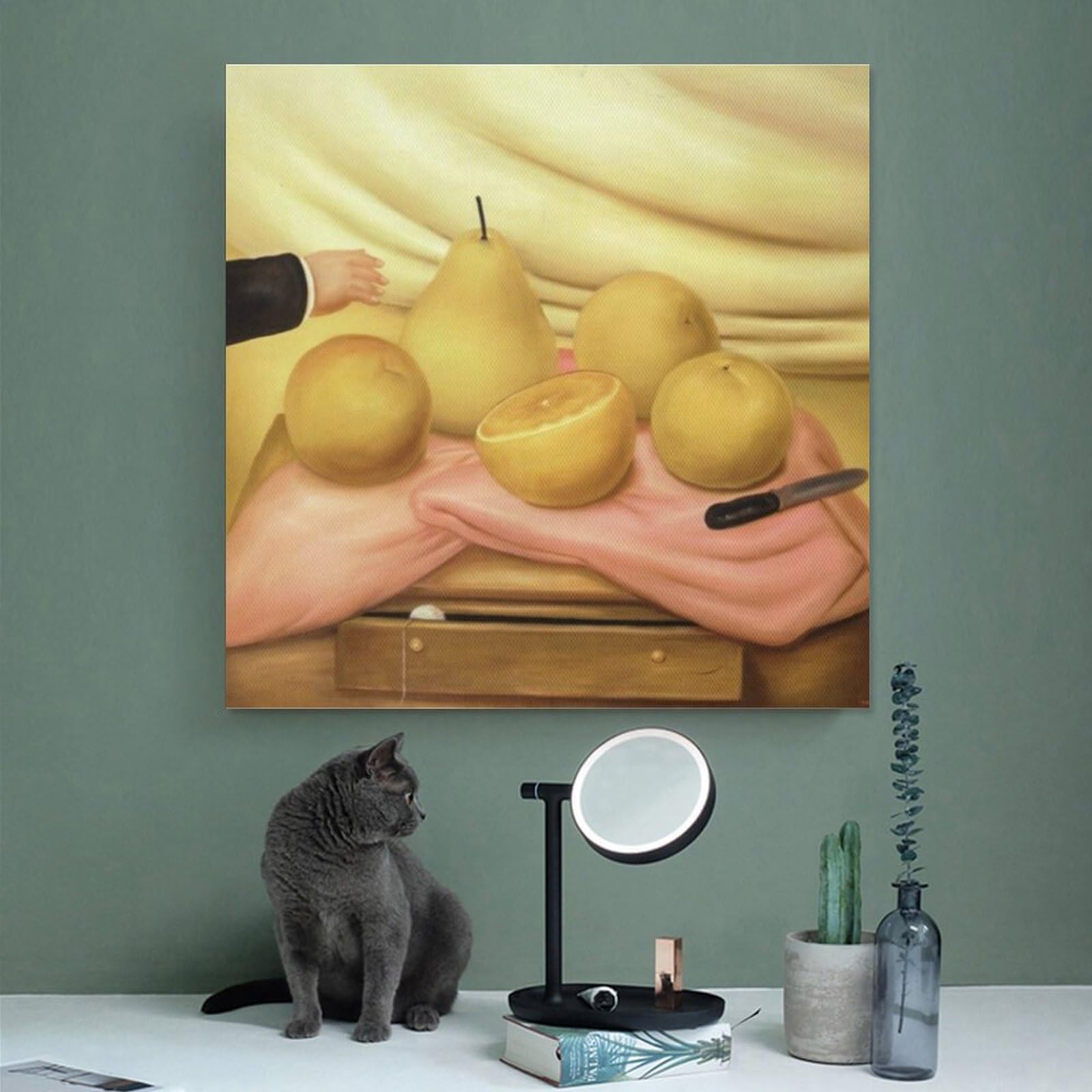 Fernando Botero Paintings Fruits