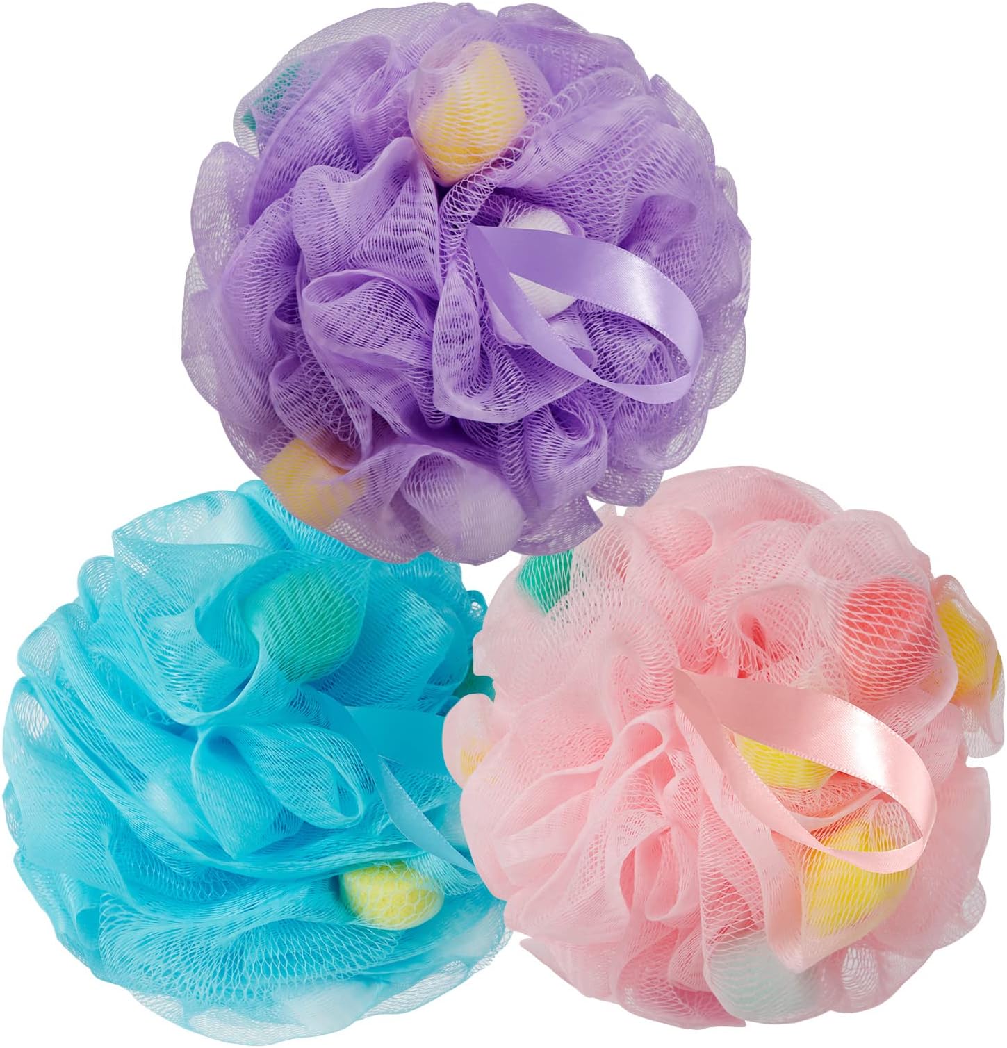 Amazon.com: Loofah Bath Sponge XL 75g Set of 4 Ocean Colors by À La ...