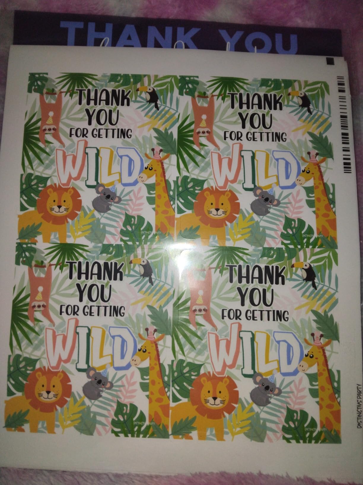 Amazon.com: DISTINCTIVS Wild Jungle Birthday Party Animal Cracker ...