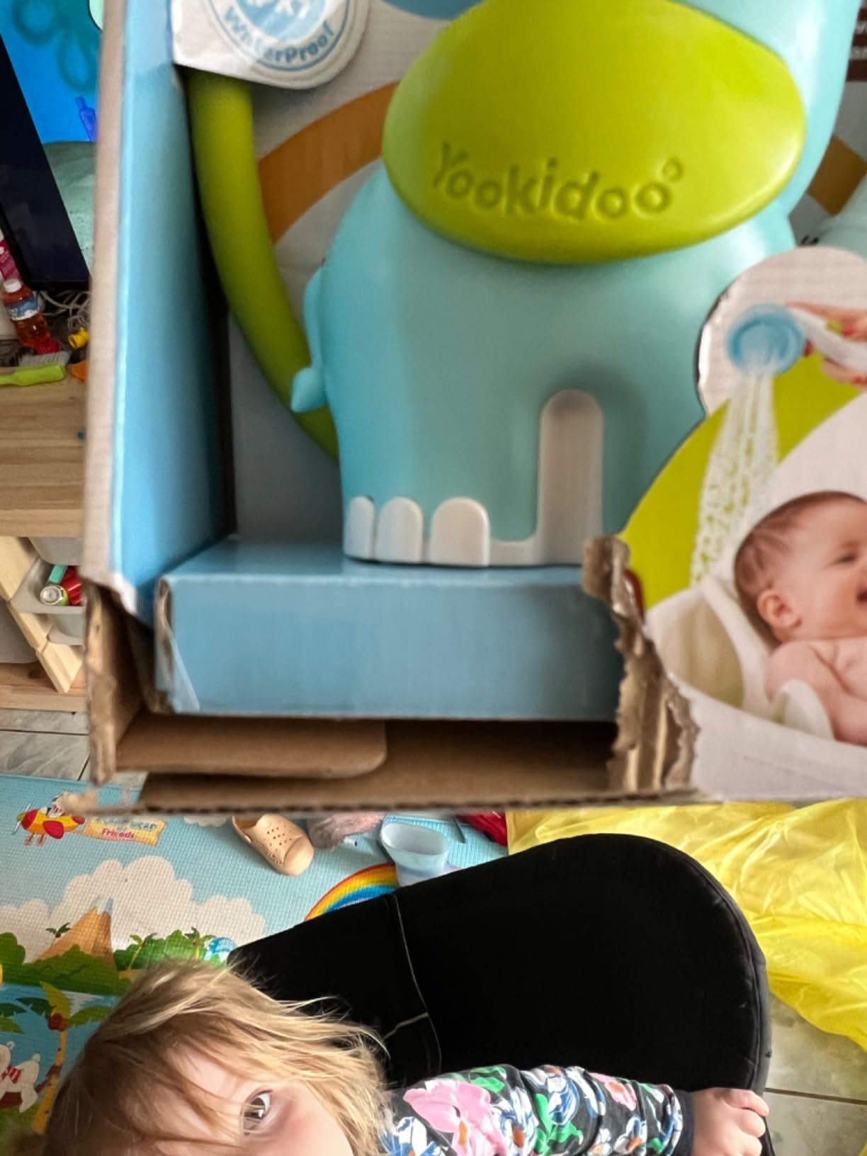 Yookidoo Elephant Baby Shower - Blue : Amazon.com.au: Toys & Games