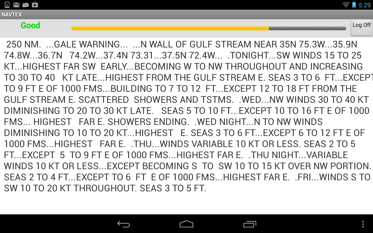 NAVTEX Decoder - App on Amazon Appstore