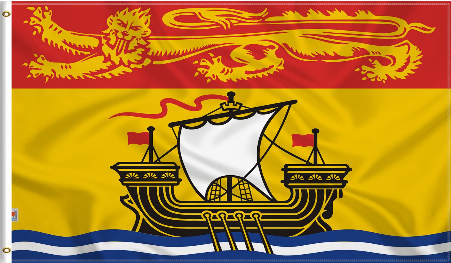 Amazon.com : rhungift Canada New Brunswick Flag 3x5 Ft -Double Print ...