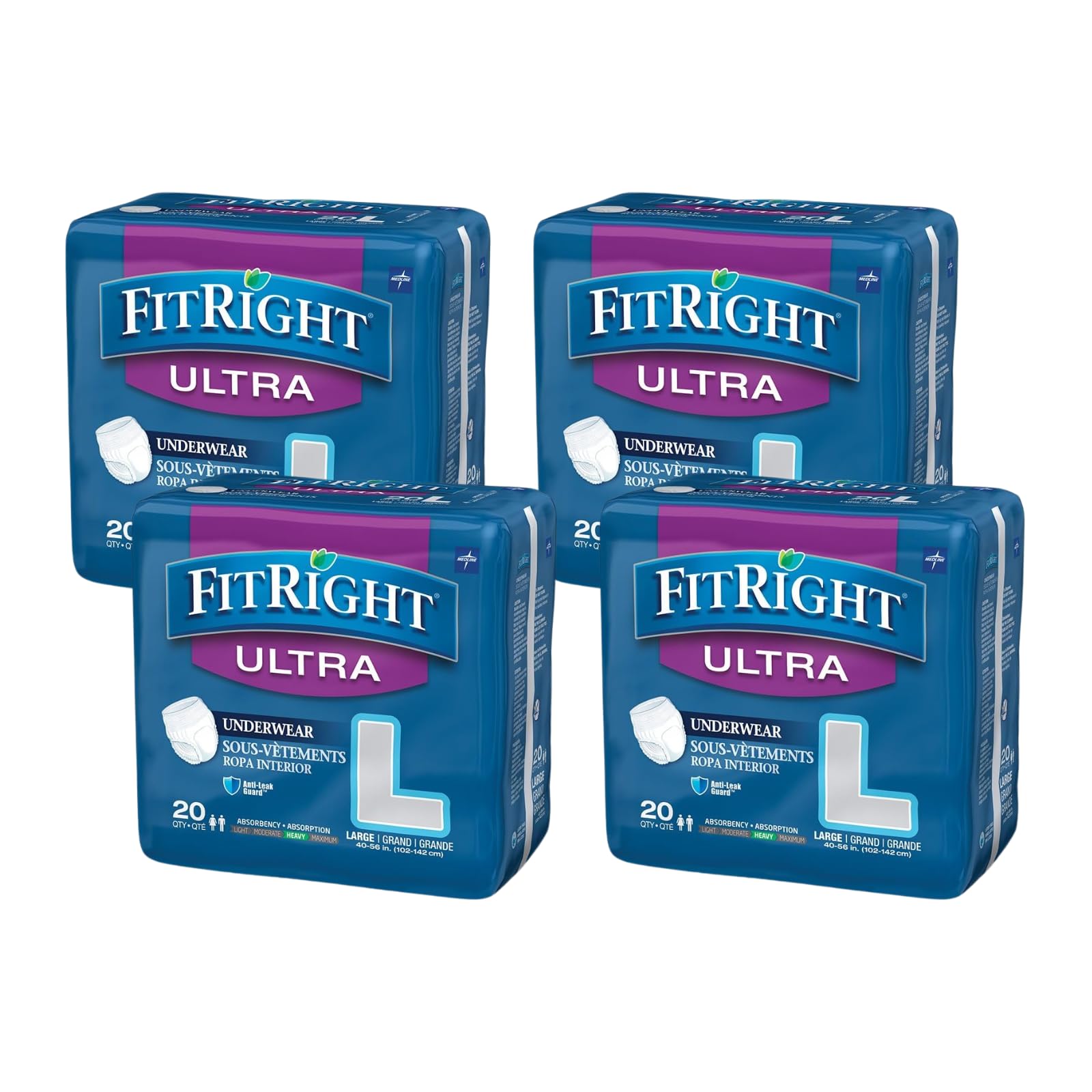 Snapklik.com : FitRight Ultra Adult Incontinence Underwear, Heavy ...