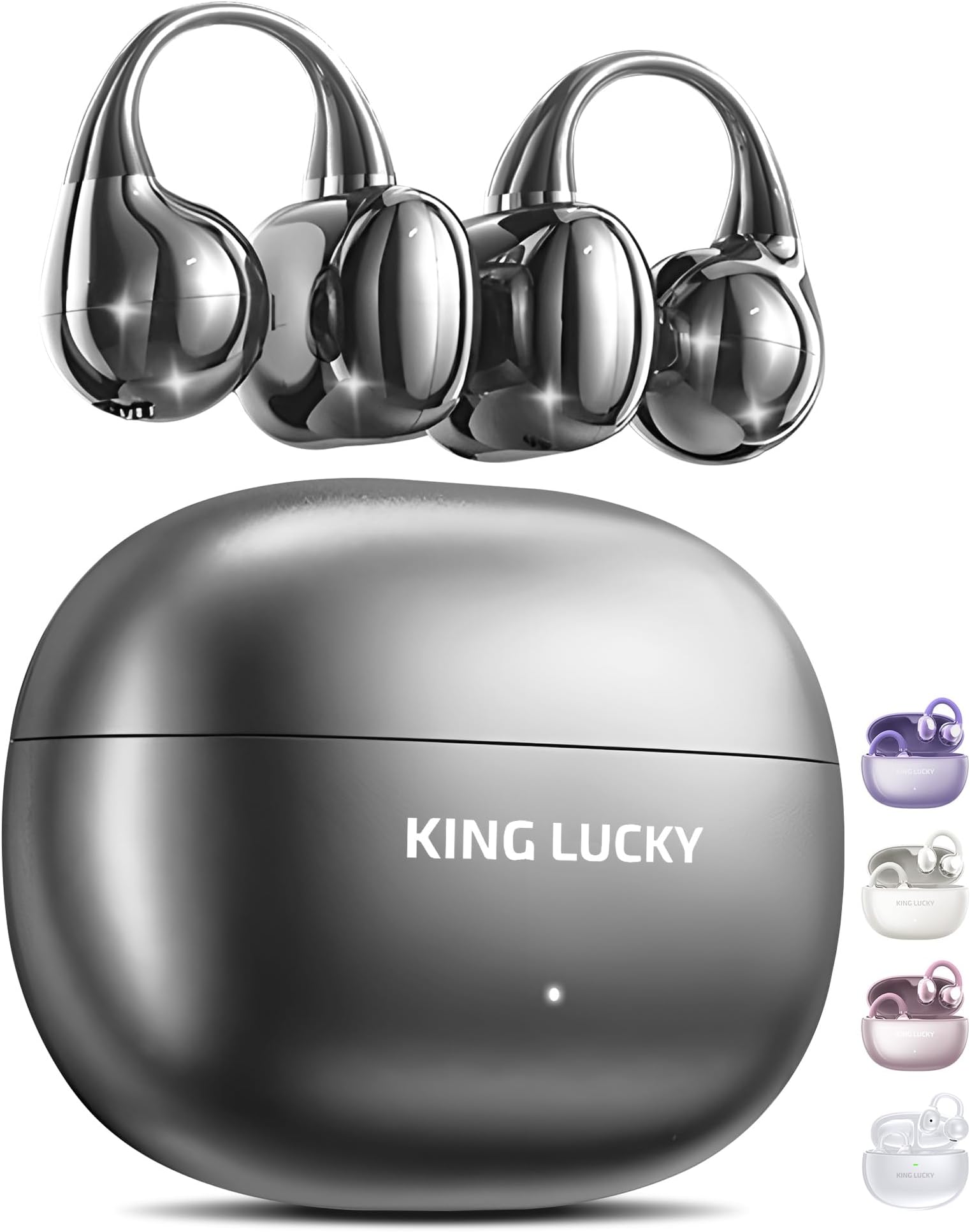 Amazon.com: King Lucky Clip-on Earbuds,Open Ear Earbuds Wireless ...