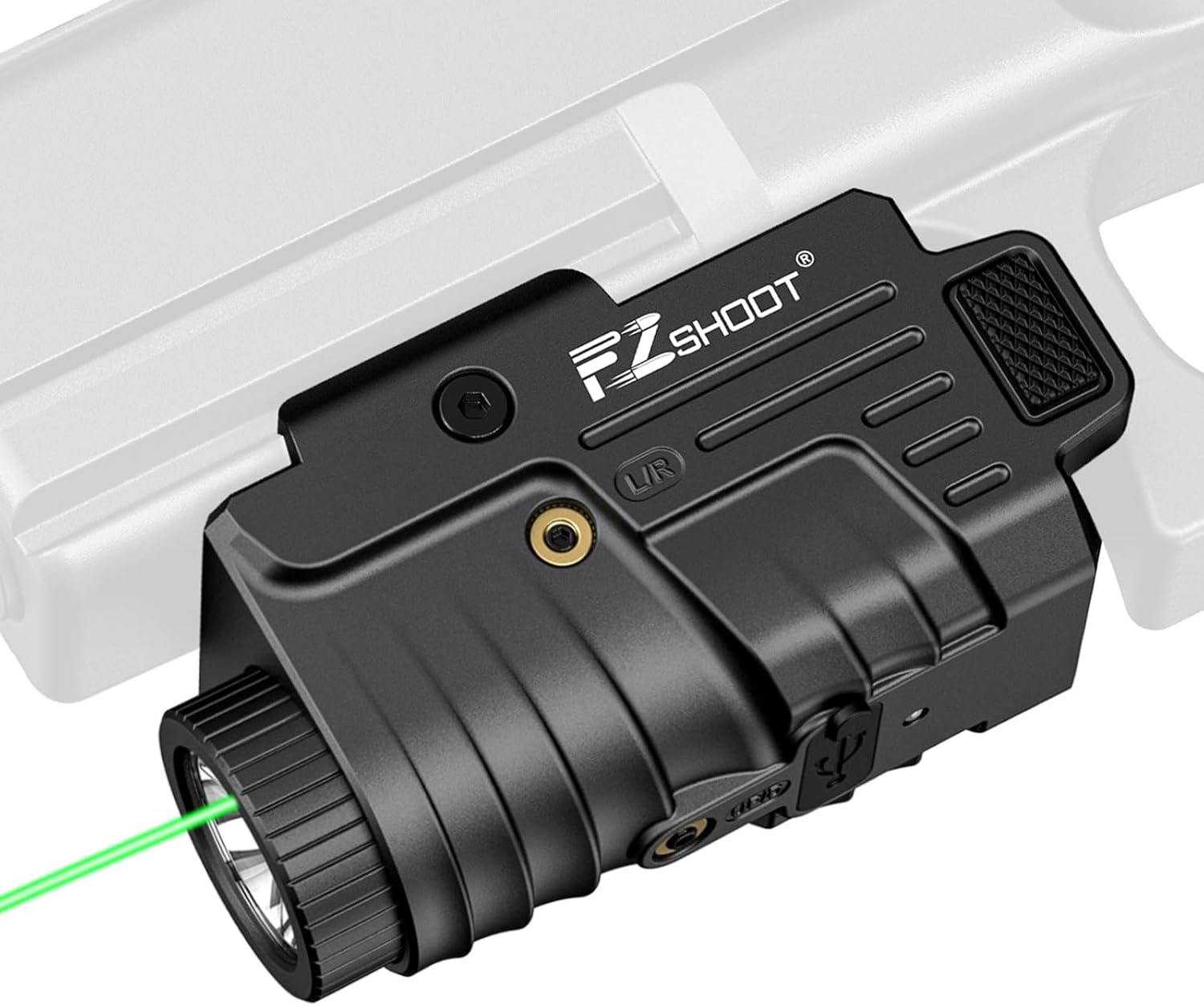 Amazon.com: EZshoot 800 Lumens Pistol Light Laser Combo Rechargeable ...