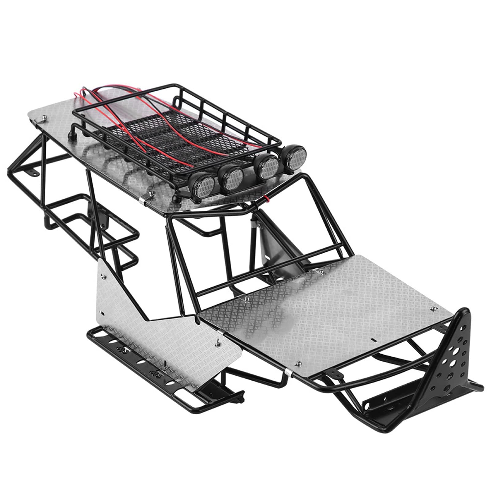Amazon.com: ZAWELIYO RC Car Frame Metal RC Chassis Frame Car Accessory ...