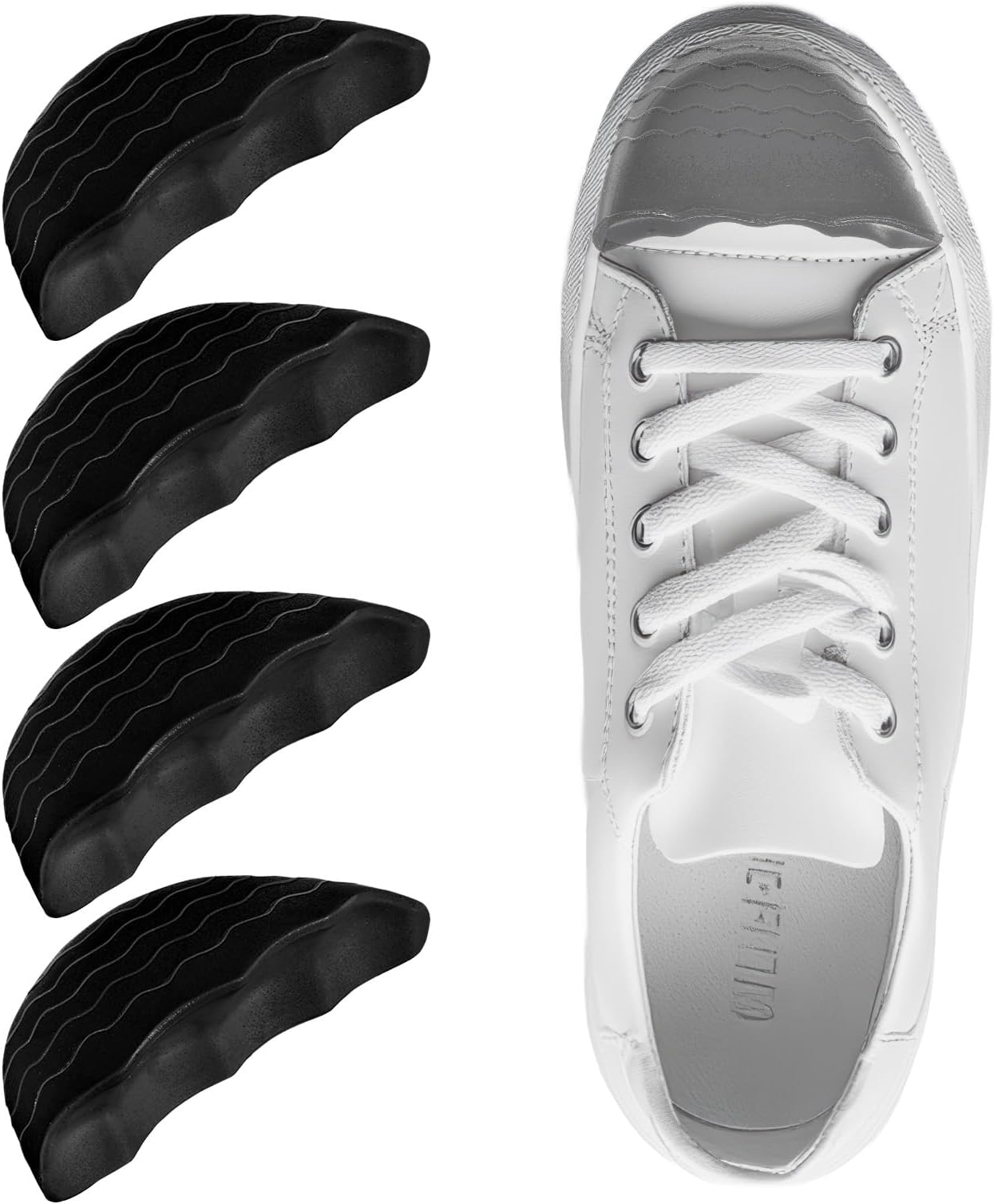 Amazon.com: JIEYAO 4 Pcs Shoe Filler for Loose Shoes, Toe Cushion ...