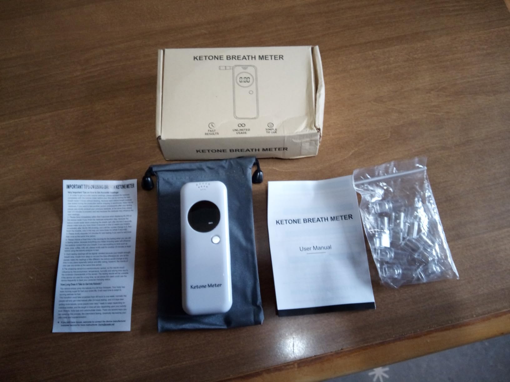 Amazon.com: Breath Ketone Analyzer, Ketosis Breath Analyzer Portable ...