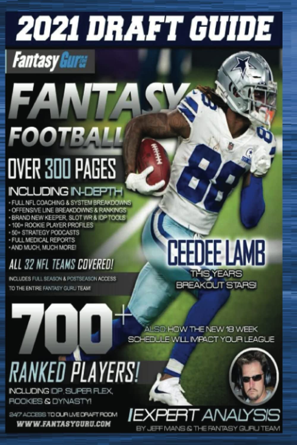 2021 Fantasy Guru NFL Draft Guide: Mans, Jeff: 9798514069217: Amazon ...