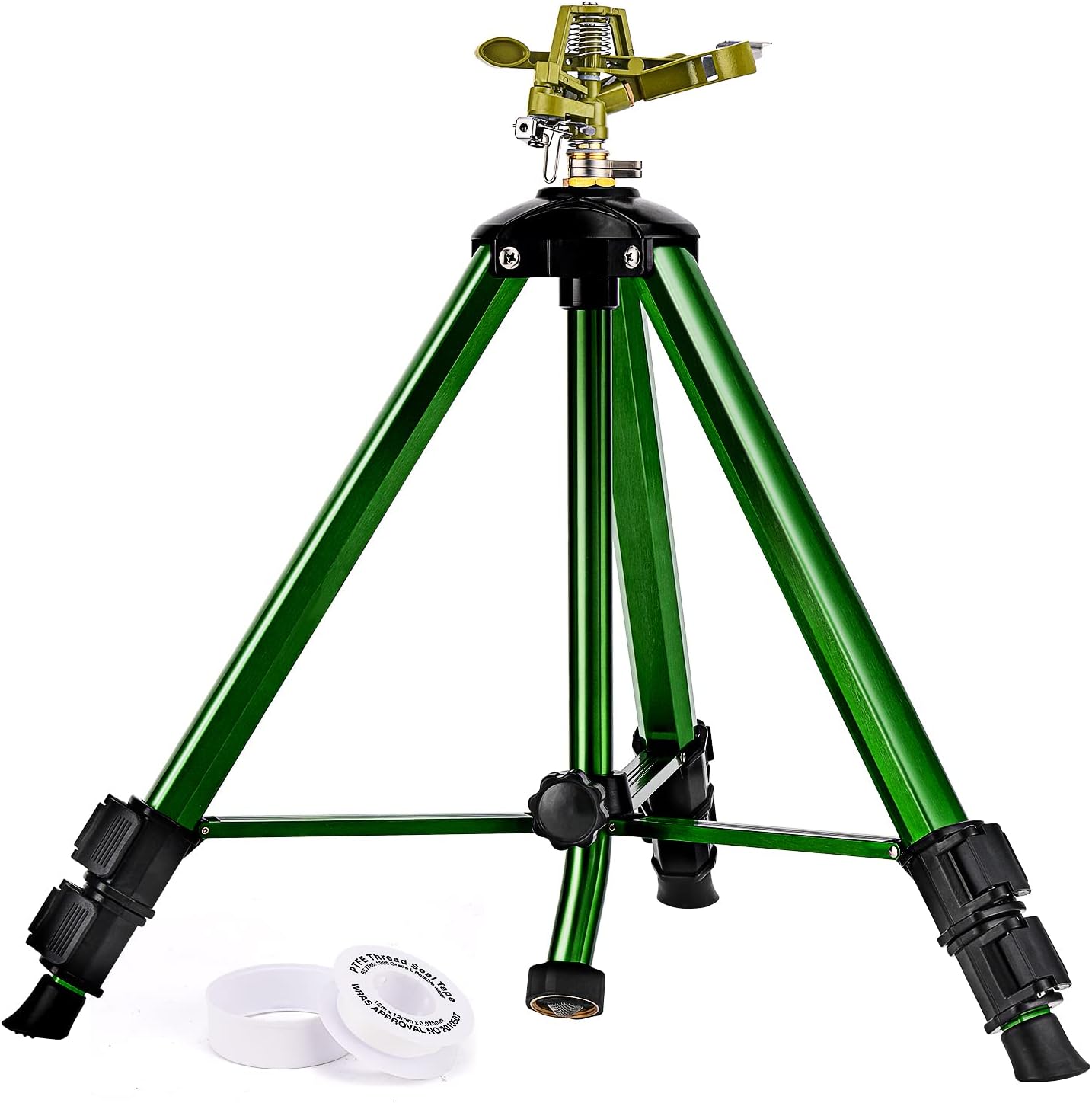 Amazon.com: Keten Impact Sprinkler on Tripod Base, Tripod Sprinkler ...