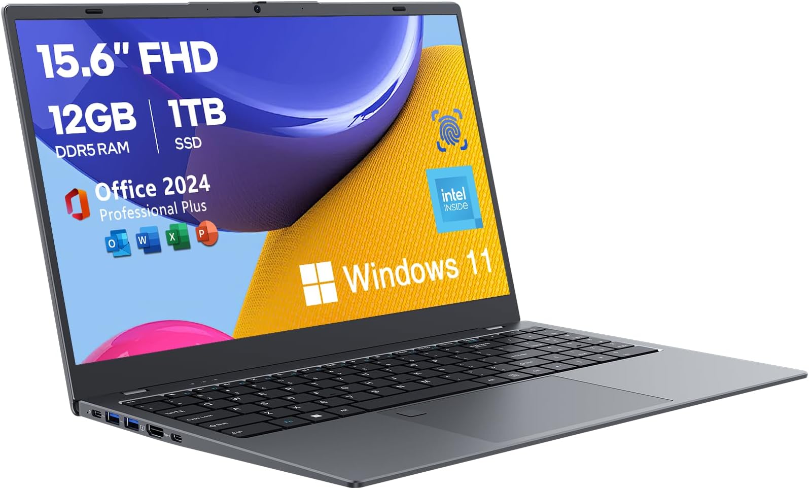 Amazon.com: ECOHERO Windows 11 Laptop Computer, 12GB DDR5/1TB SSD, N95 ...