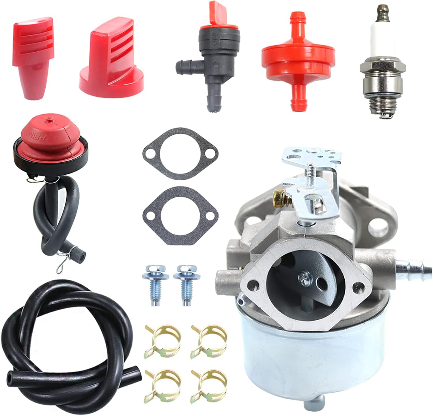 Amazon.com: GELASKA 632334 Carburetor Kit Replaces Tecumseh 632110 ...