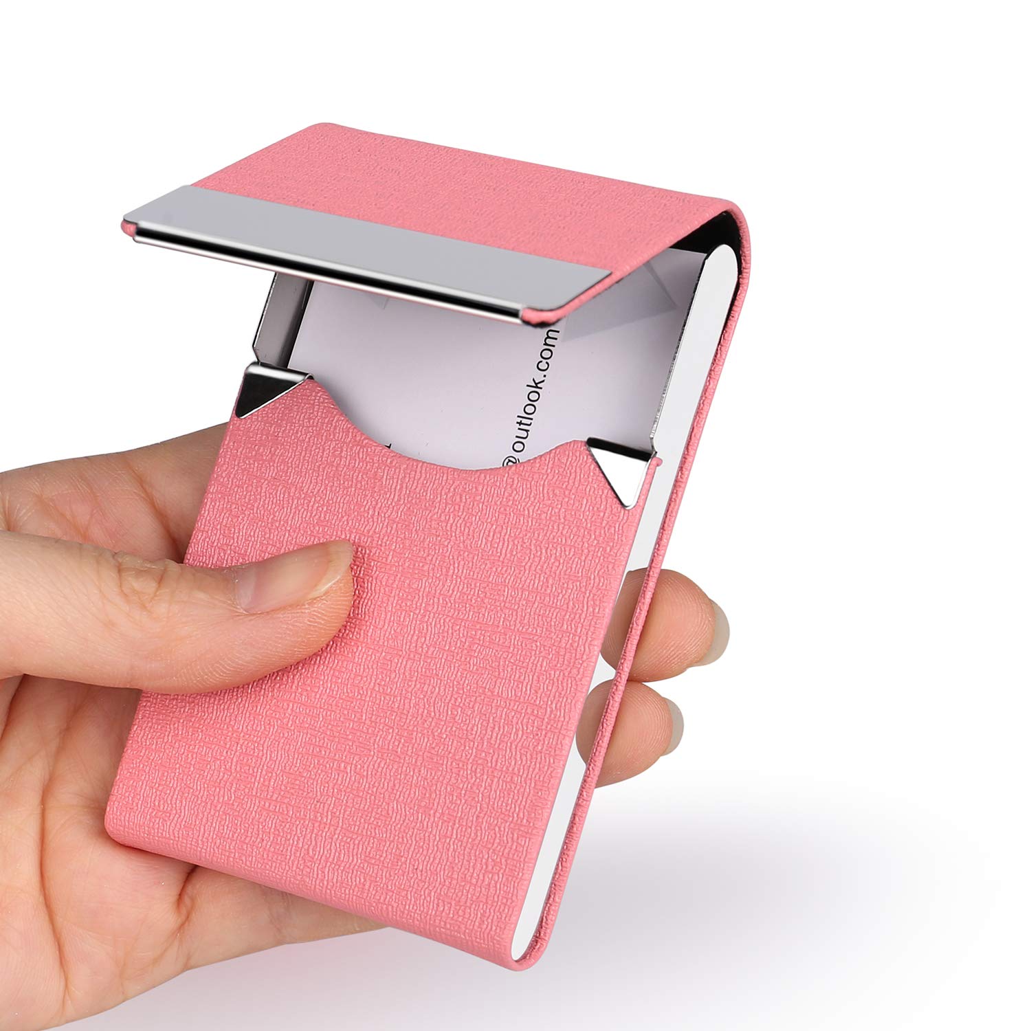 Snapklik.com : JuneLsy Business Card Holder Case - Professional PU ...