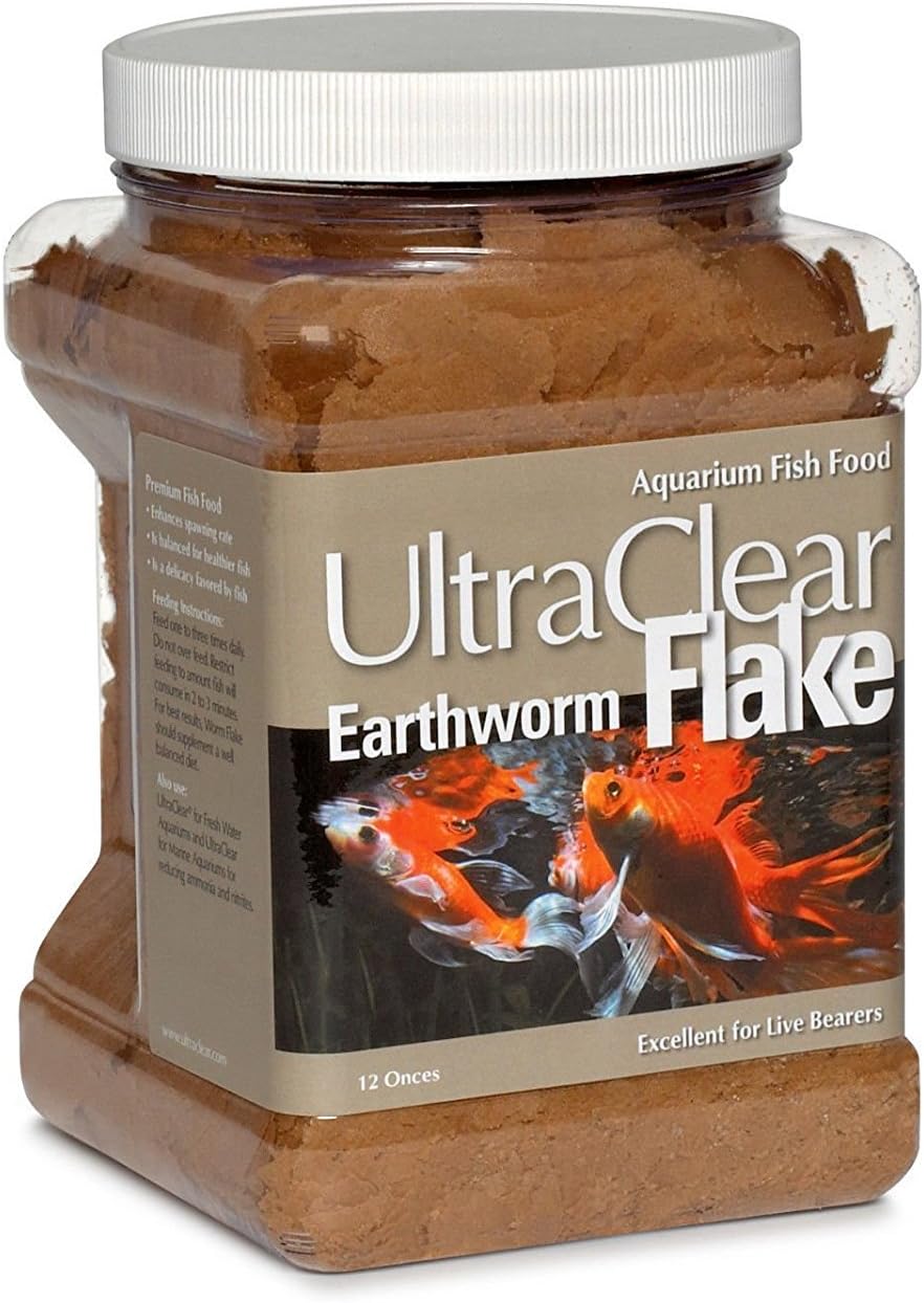 Amazon.com: UltraClear Earthworm Flake 12 Ounces : Pet Supplies
