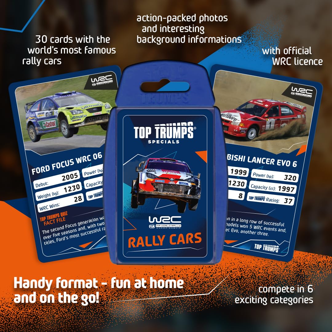 Top Trumps WRC Rally Cars – BigaMart