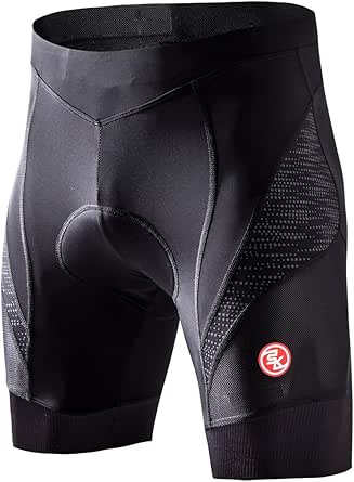 Souke Sports Men's Cycling Shorts Padded Bicycle Riding Half Pants Bike Biking Cycle Tights ...