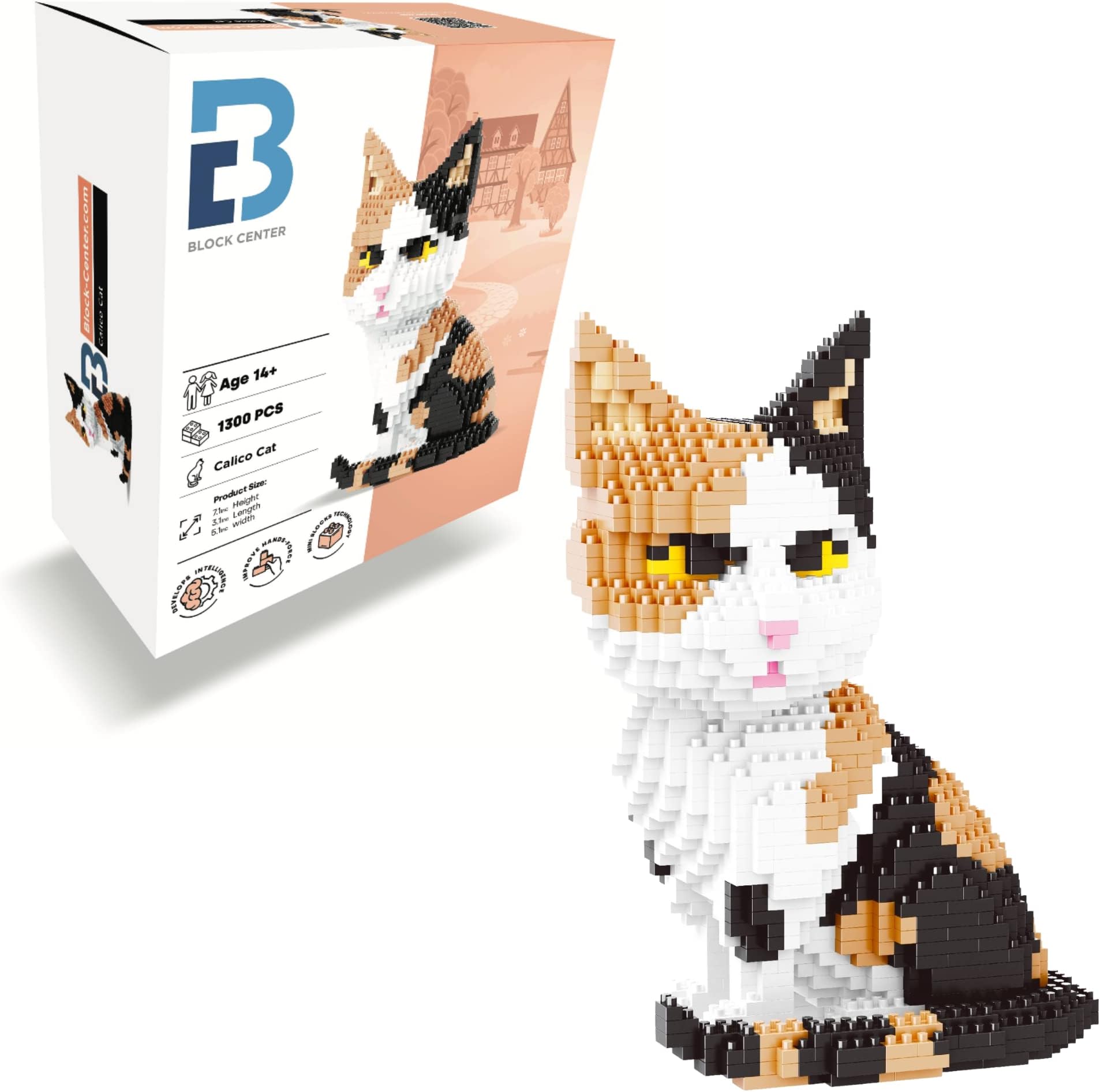 Amazon.com: Myweyde Pitbull Building Blocks, Cool Gray Dog Micro ...