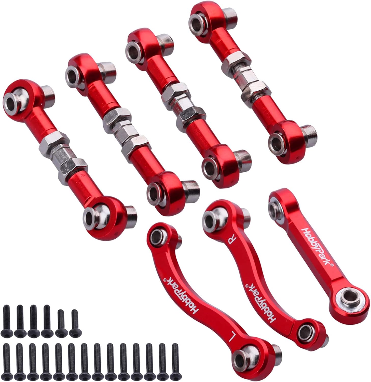 Amazon.com: HobbyPark Metal Turnbuckle Aluminum Camber Links Toe Links ...