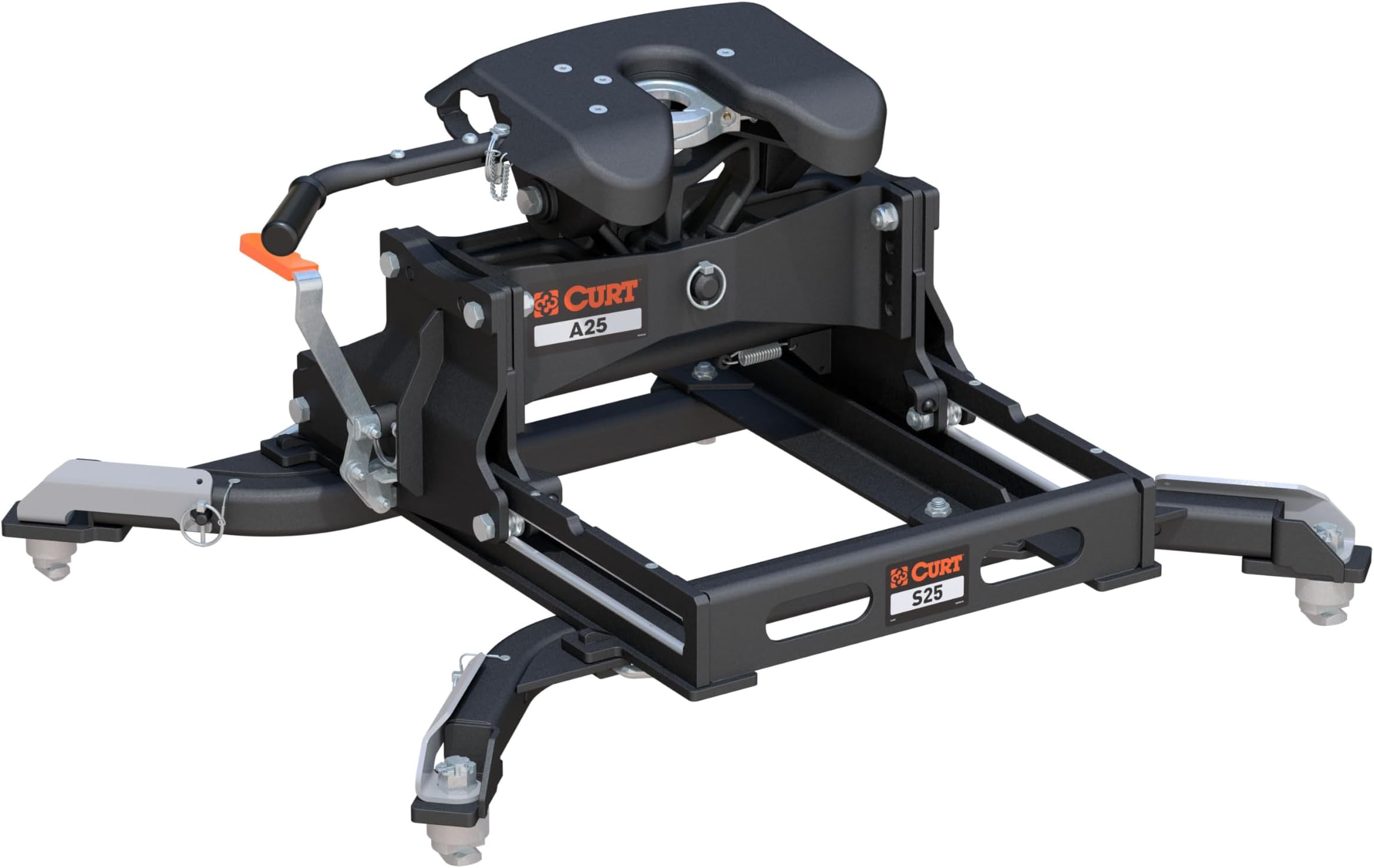 Amazon.com: CURT 16060 A25 Sliding 5th Wheel Hitch, 24,000 lbs, Fits ...