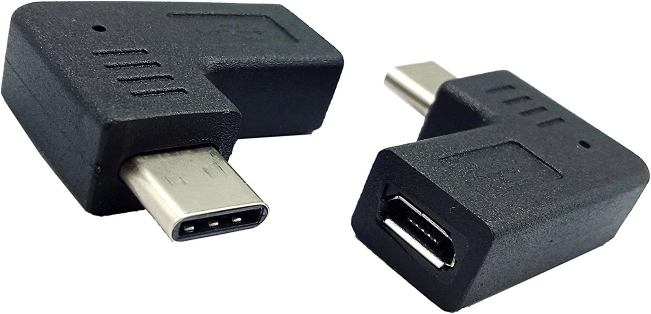Amazon.com: zdyCGTime USB-C to Micro USB Adapter,Right & Left Angle USB ...