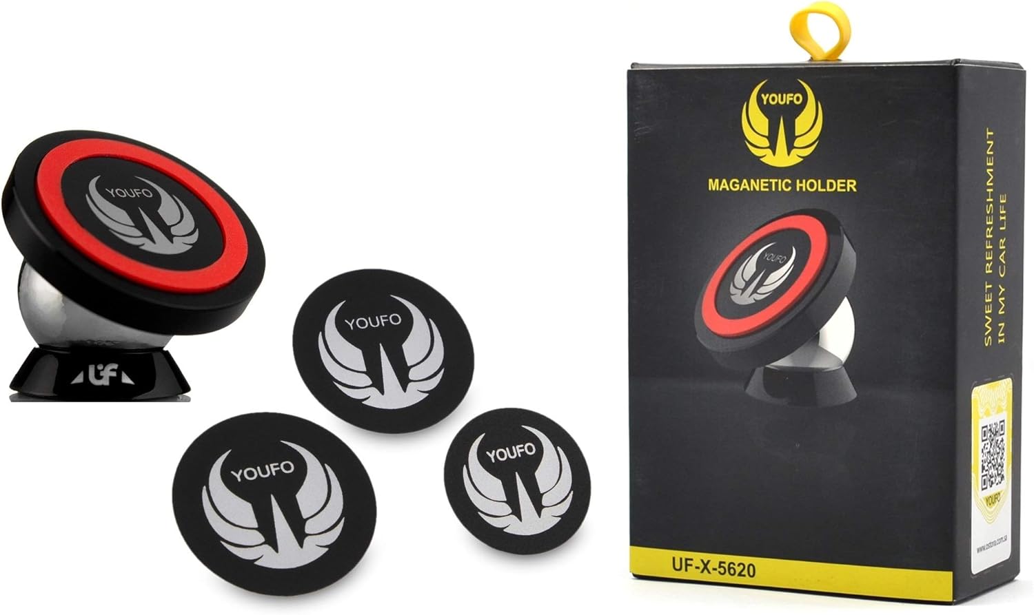 YOUFO Magnetic Phone Car Mount : Buy Online at Best Price in KSA - Souq ...