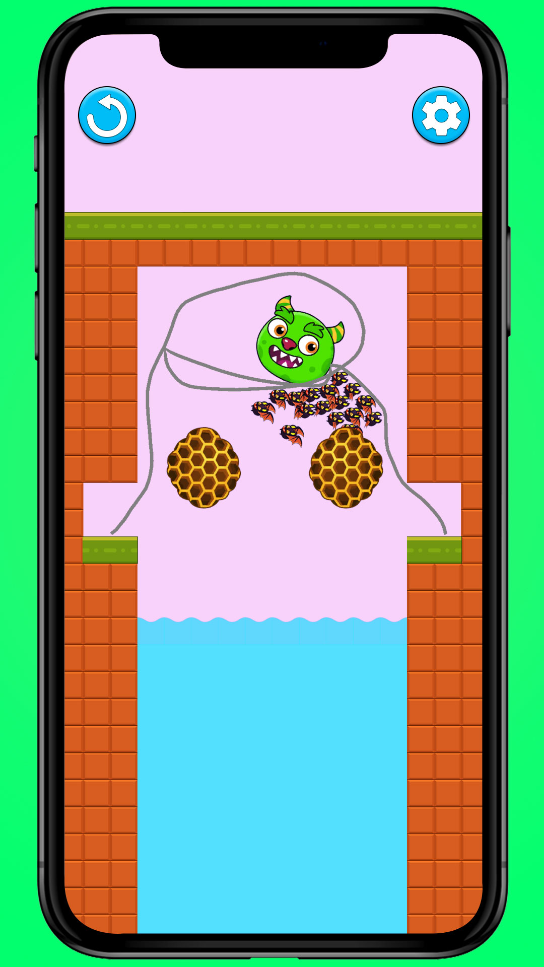 Draw to Save the Dog: Protect & Rescue Puppy from Bees Brain Puzzle ...