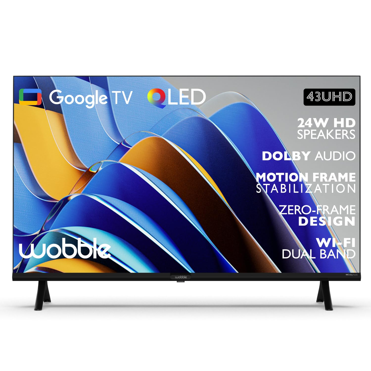 Buy Wobble 109.22 cm (43 inches) QD Series 4K Ultra HD Smart QLED ...