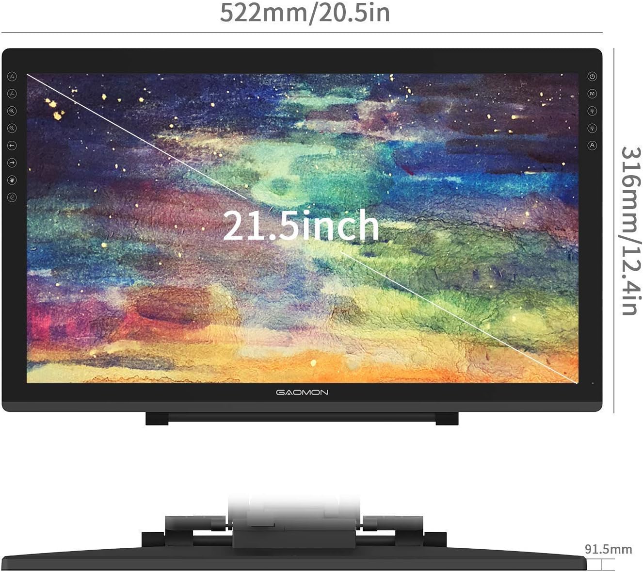 GAOMON PD2200 21.5'' Full-Laminated Graphics Drawing Nepal | Ubuy