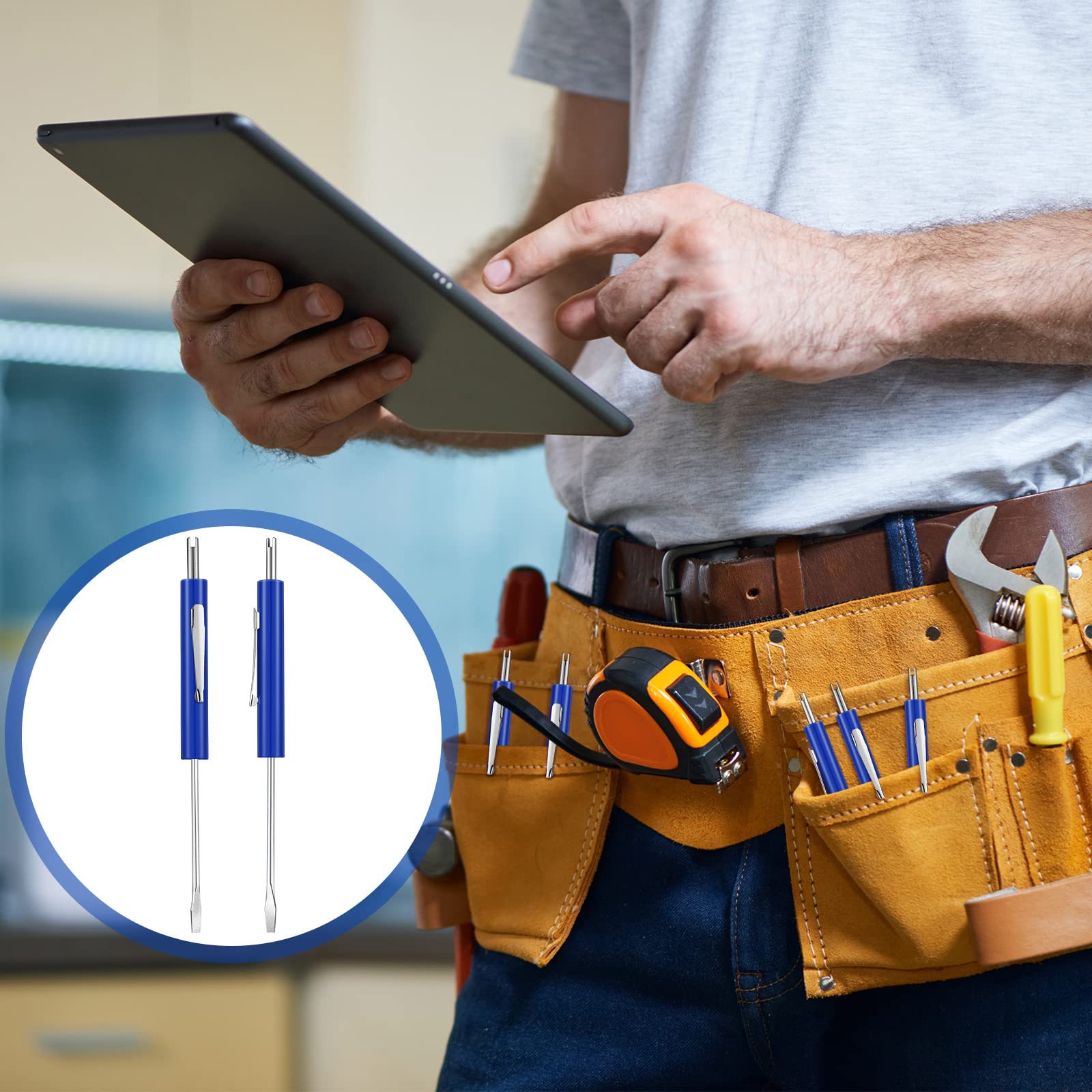 Snapklik.com : 20 Pcs Pocket Screwdriver Double End Mini Screwdriver ...