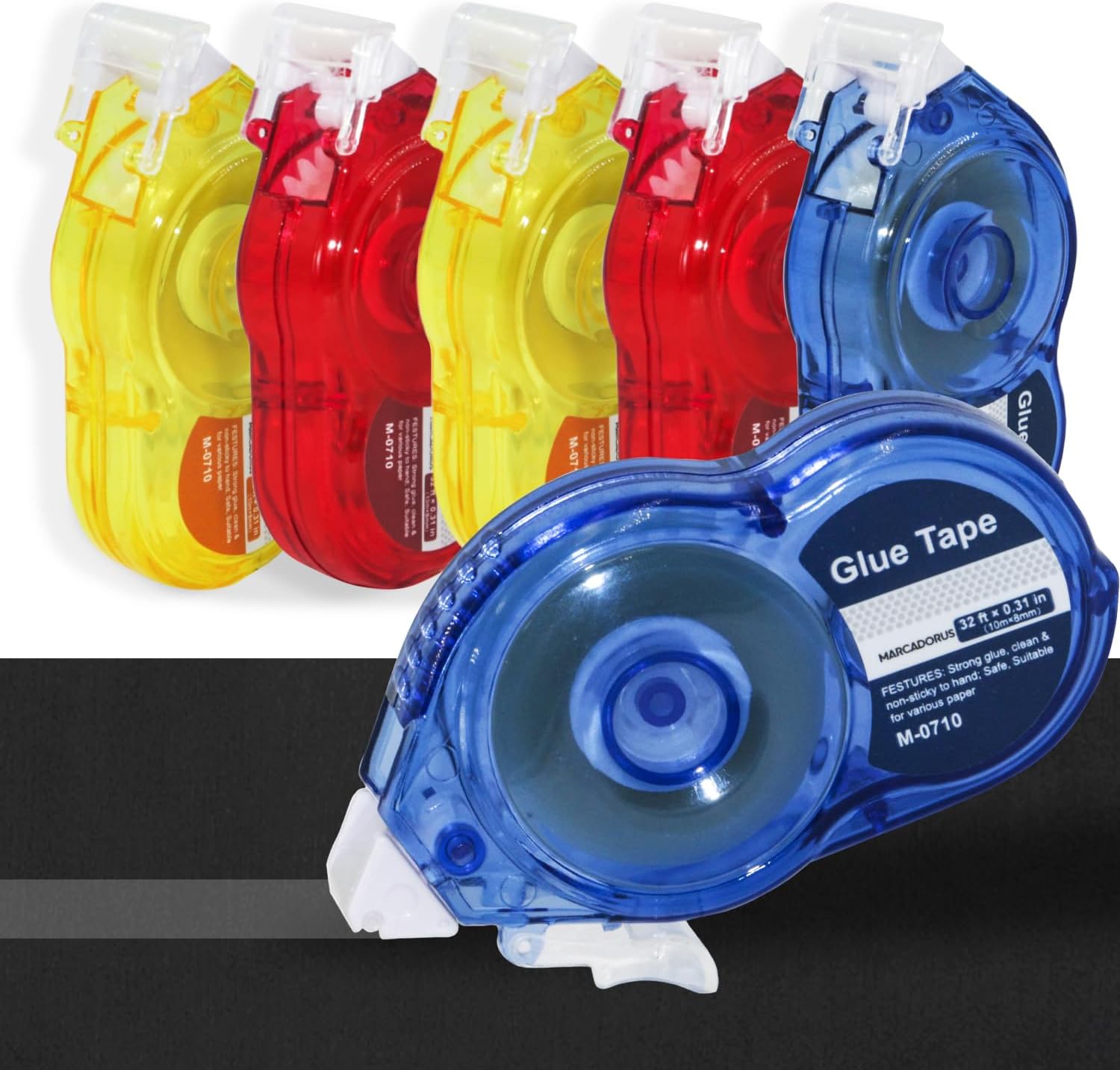 Amazon.com : Scrapbook Tape, Set of 6 Pack Double Sided Tape Roller, 0. ...