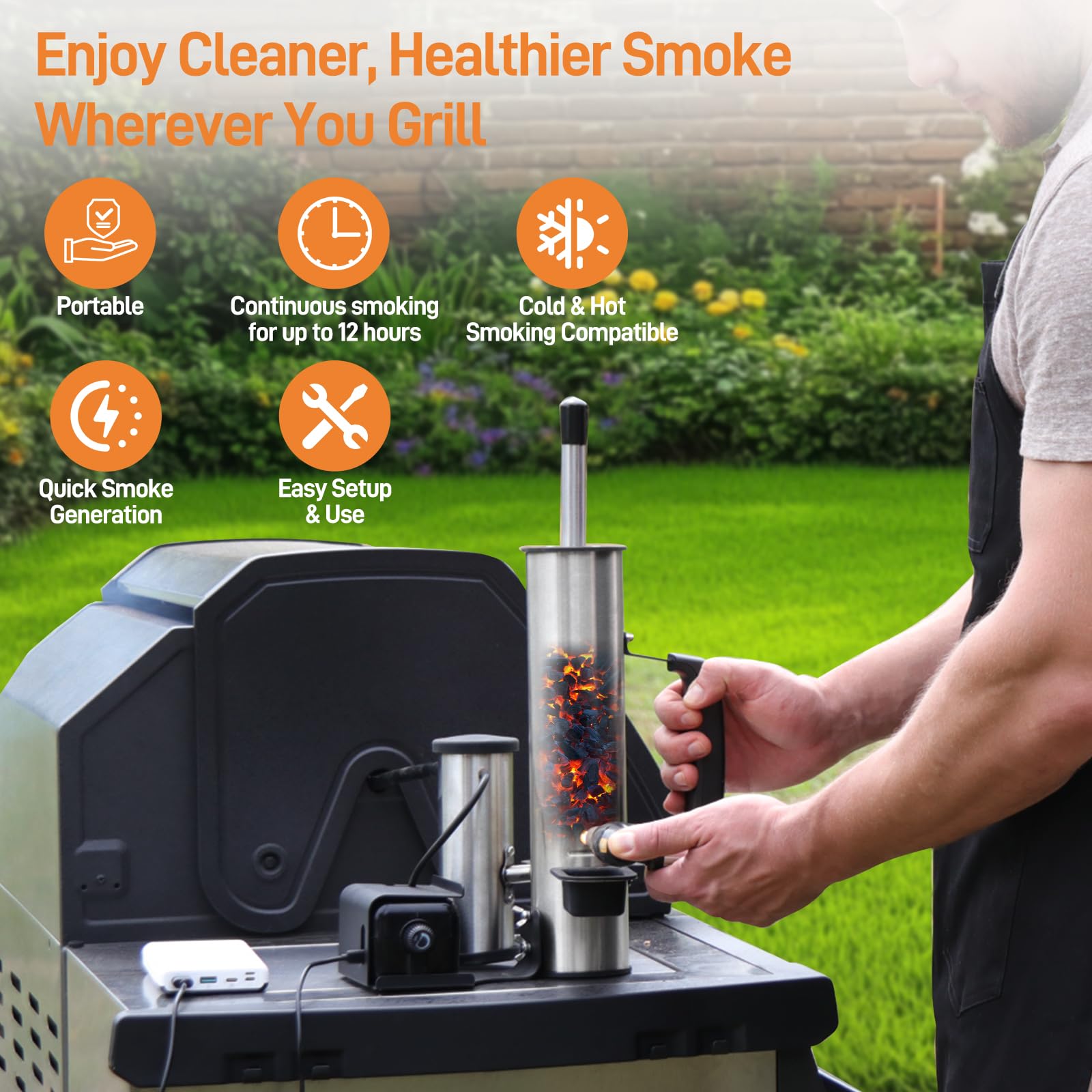 Snapklik.com : 2026 Portable Electric Smoke Generator, Adjustable Smoke ...