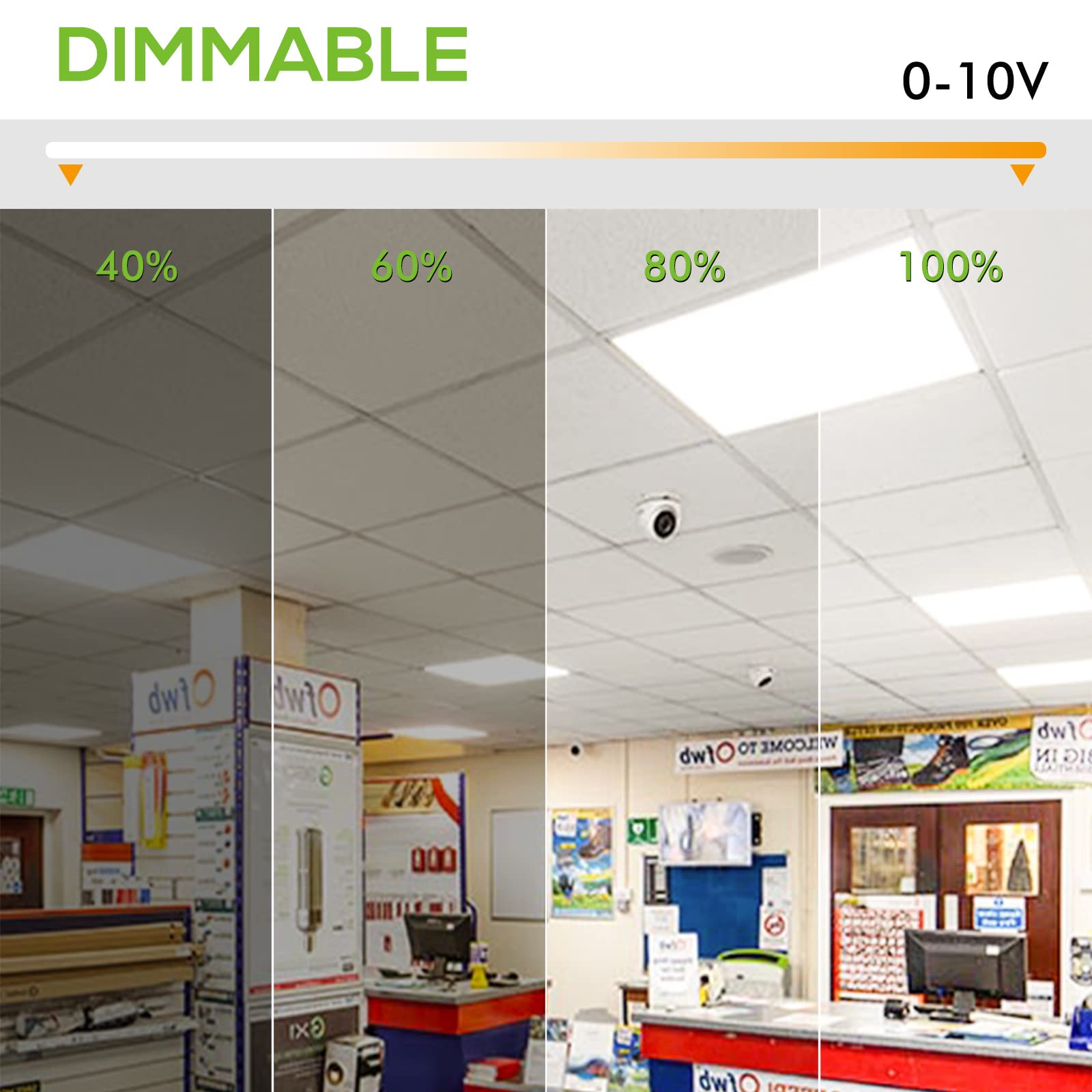 Snapklik.com : 6 Pack 2x2 FT LED Flat Panel Troffer Light, 30/40/50W ...