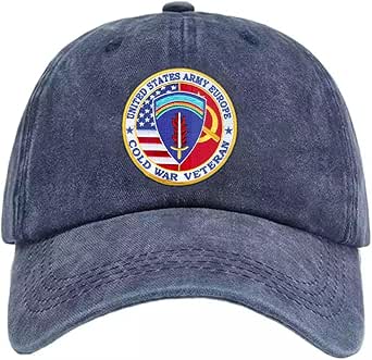 Army Cold WAR Veteran in Europe Embroidered Military Embroidered Cap ...