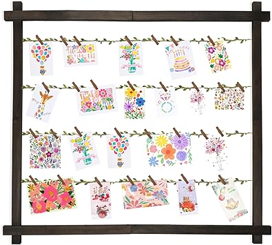 Amazon.com - NIUBEST Photo Display Board with 30 Clips,Picture Frames ...