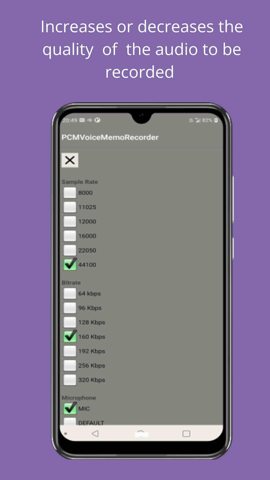 PCM VOICE MEMO RECORDER IS A TWO-IN-ONE APPLICATION, MP3 AUDIO RECORDER ...