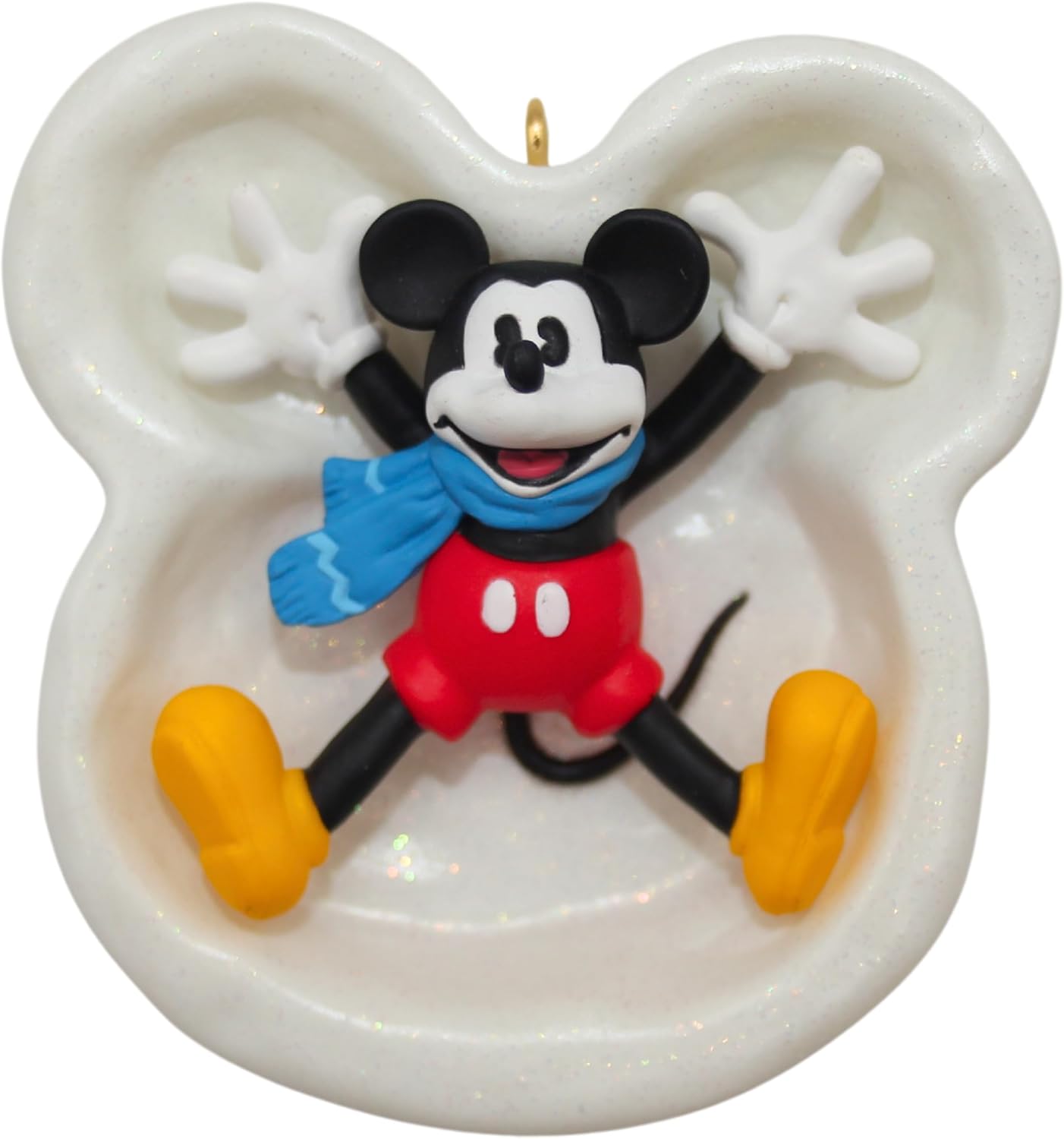 Amazon.com: Hallmark Ornament: 1997 Mickey's Snow Angel | QXD4035 ...