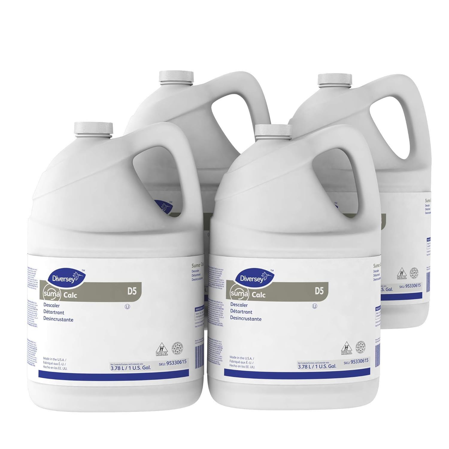 Diversey Suma Calc D5 Descaler & Delimer (1-Gallon, 4-Pack): Amazon.com ...