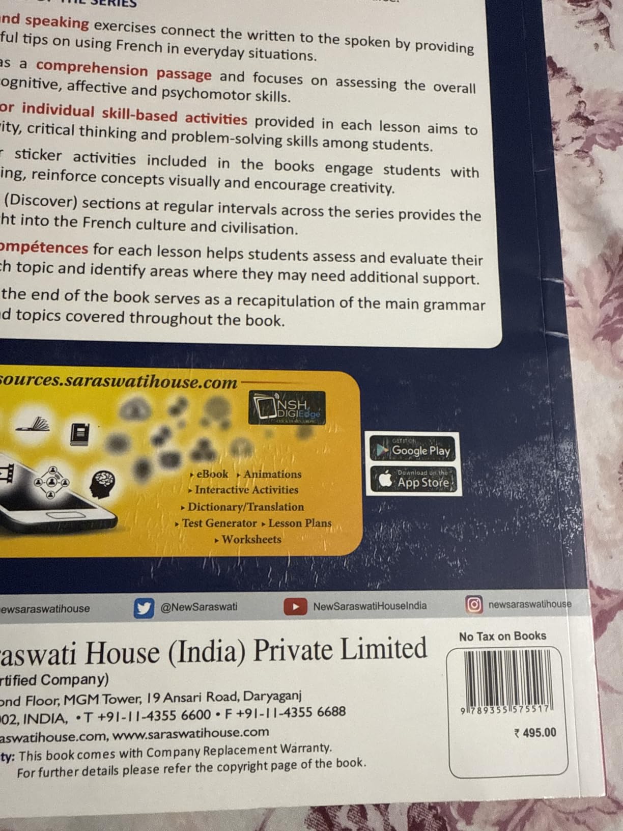 Apprenons Le Francais French Textbook 0 - by Mahitha Ranjit (2025-26 ...