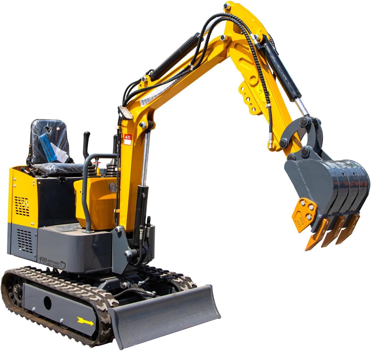 Amazon.com: HENGWANG Crawler Excavator for Construction Works, Mini ...