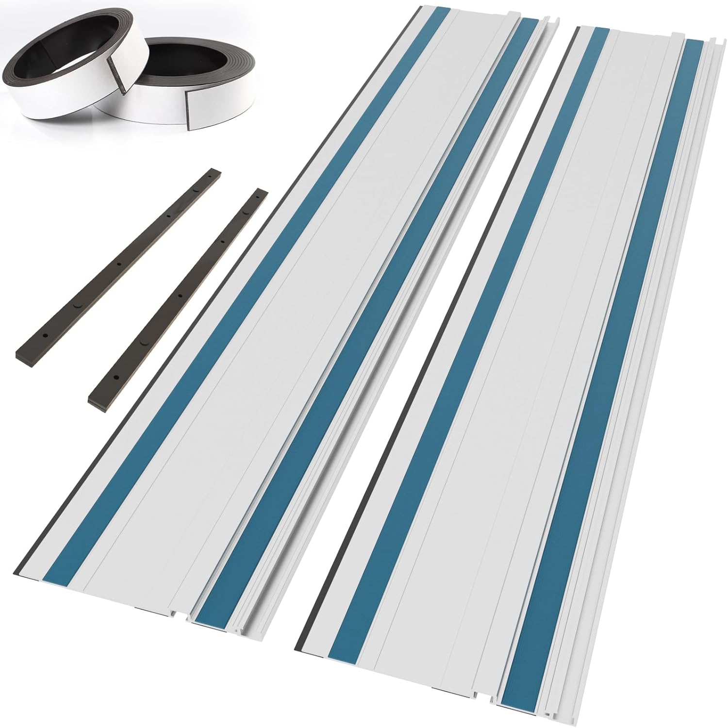 KUNCAIISH 110" Track Saw Guide Rail Joining Set, Suitable for Makita or ...