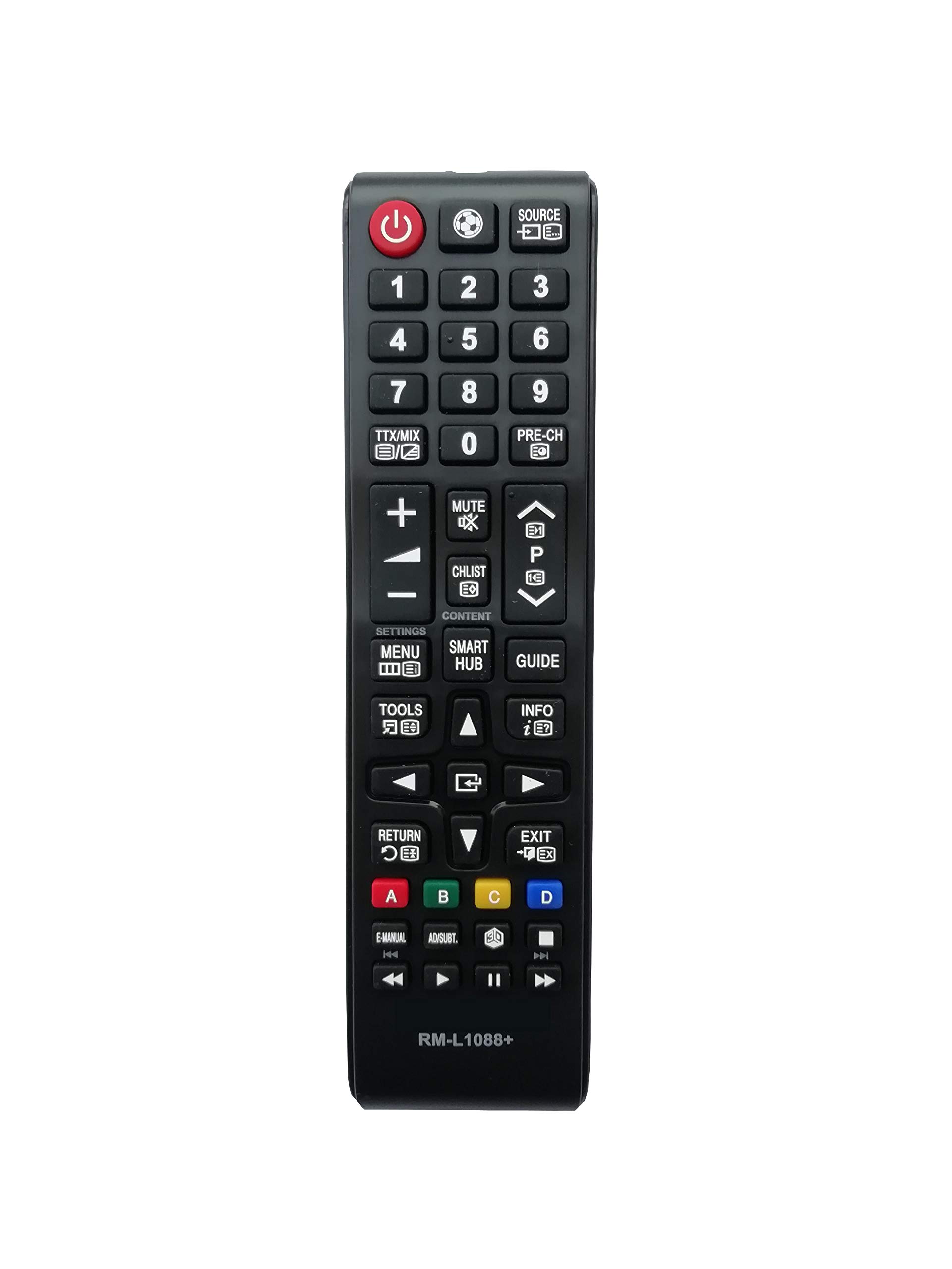 Buy LipiWorld® RM-L1088+ Remote Controller(Works with All Most Samsung Led/Tv/Lcd's/Tv ...